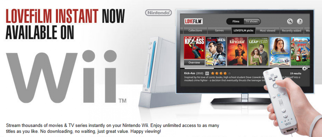 Nintendo partner with LOVEFiLM for Wii and Wii U - einfo games News